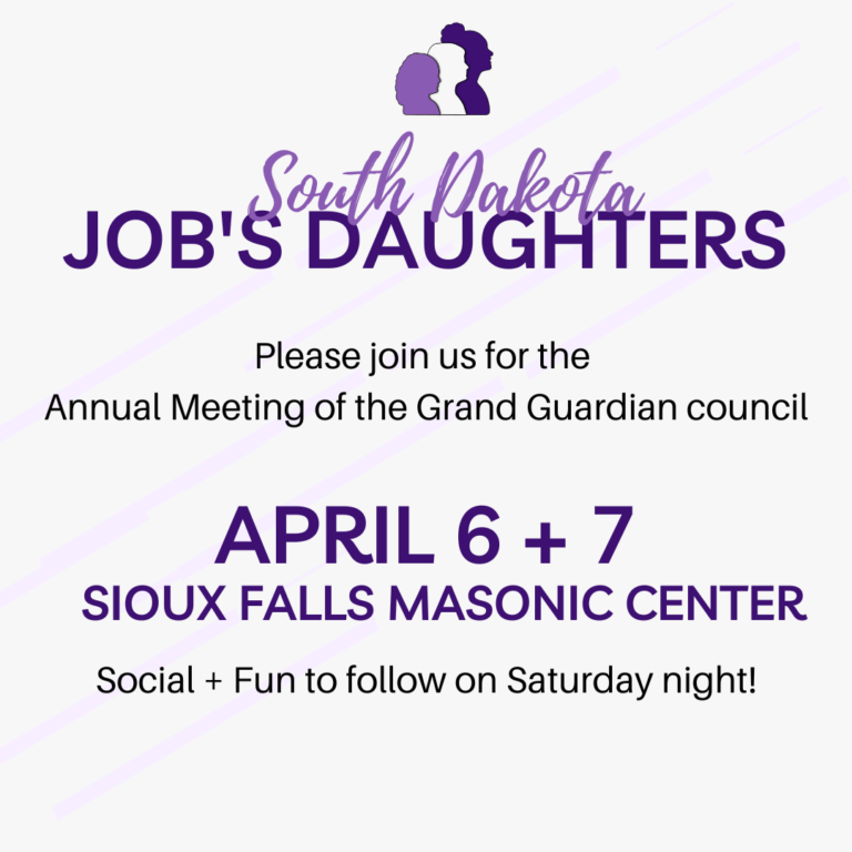 Proceedings | South Dakota Job's Daughters